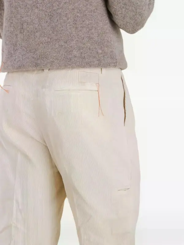 FORTELA Corduroy Tapered Trousers - Neutrals