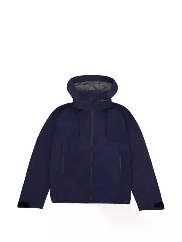 FORTELA Walking Zip-up Hooded Waterproof Jacket - Blue