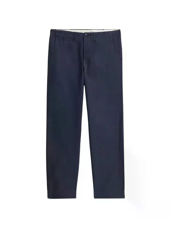 FORTELA Cotton Chino Trousers - Blue