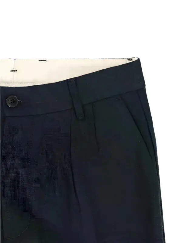 FORTELA Pleated Bermuda Shorts