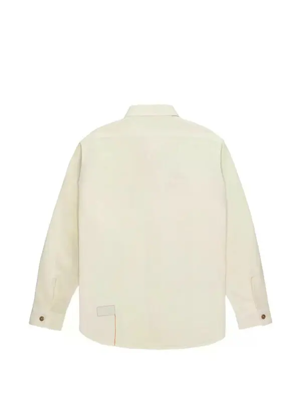 FORTELA Buttoned-pockets Overshirt - Neutrals