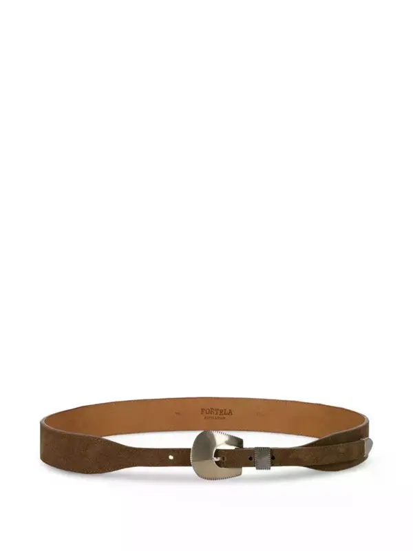 FORTELA Alabama Suede Belt - Brown