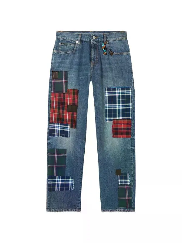 FORTELA Jill Patchwork Five-pocket Jeans