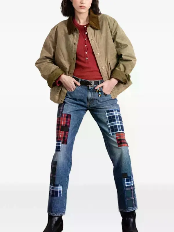 FORTELA Jill Patchwork Five-pocket Jeans