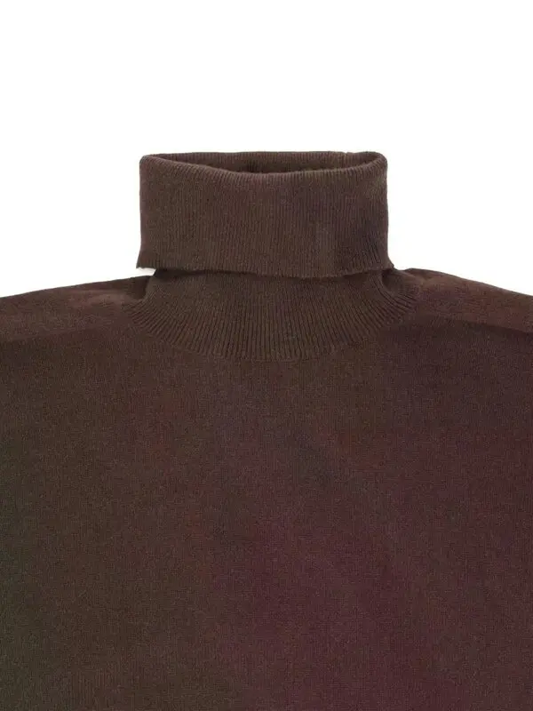 FORTELA Shannon High-neck Raglan-sleeve Sweater - Brown