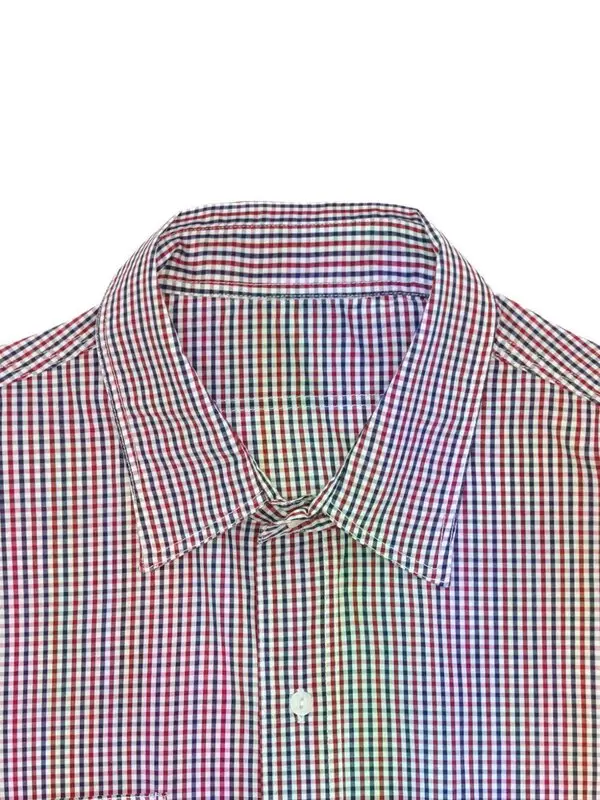 FORTELA Work Plaid Patch-pocket Shirt - Red