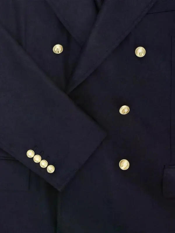 FORTELA Travel Double-breasted Blazer - Blue