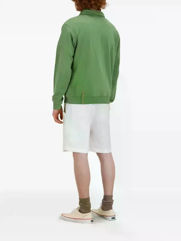FORTELA Yale Zip Chest-pocket Sweatshirt