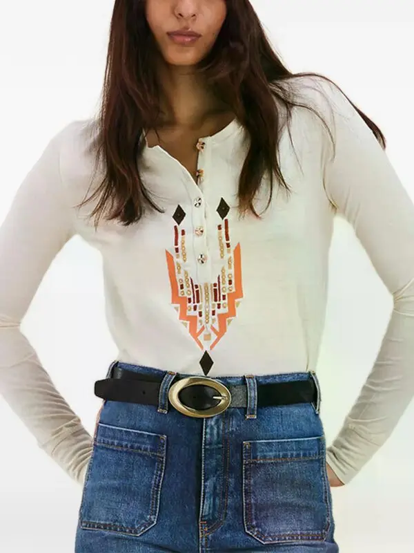 FORTELA Embroidered T-shirt