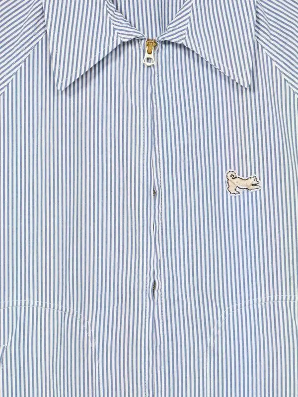 FORTELA Zuma Striped Zip-up Overshirt