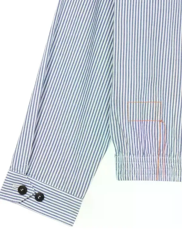 FORTELA Zuma Striped Zip-up Overshirt