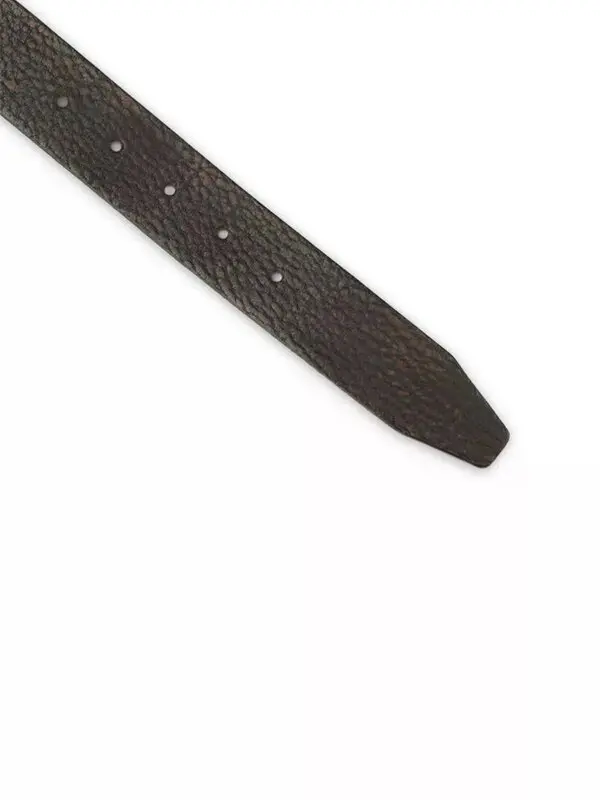 FORTELA Culien Embellished Leather Belt - Brown