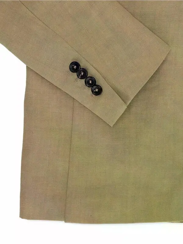FORTELA Flapped Double-breasted Jacket - Neutrals
