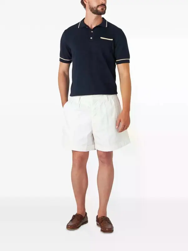 FORTELA Bedford Cotton Shorts - White