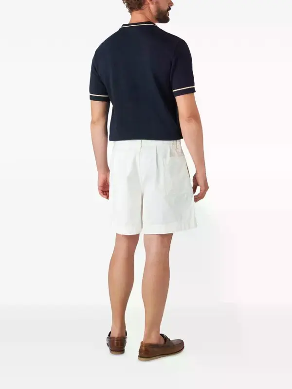 FORTELA Bedford Cotton Shorts - White