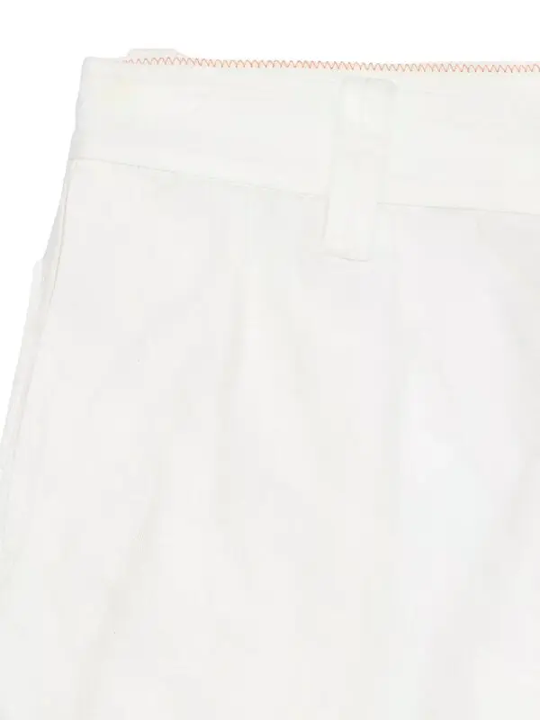 FORTELA Bedford Cotton Shorts - White