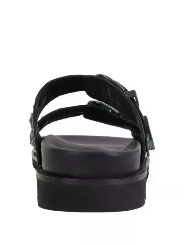 TOGA VIRILIS Studded Buckle Leather Sandals