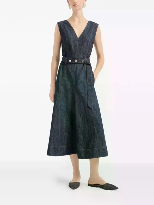 Brunello Cucinelli Sleeveless Midi Dress