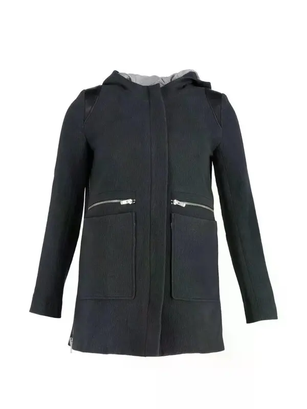 Maje Zip-up Hooded Jacket