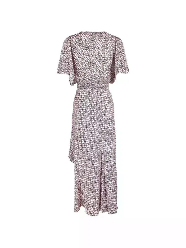 Maje Geometric-pattern Midi Dress