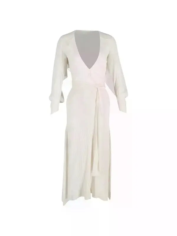 Roland Mouret Belted V-neck Dress