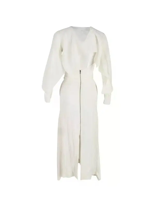 Roland Mouret Belted V-neck Dress
