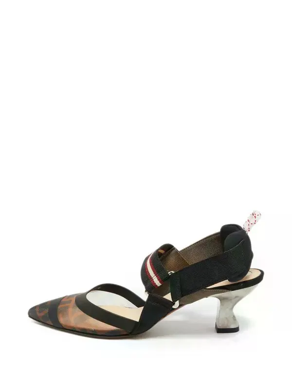 Fendi Colibri Slingback Pumps