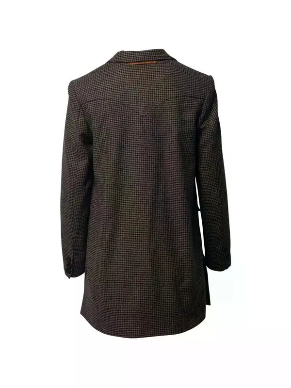 Nanushka Houndstooth Button Blazer