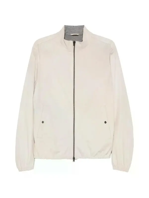 Herno Zip-up Long-sleeve Jacket - Neutrals