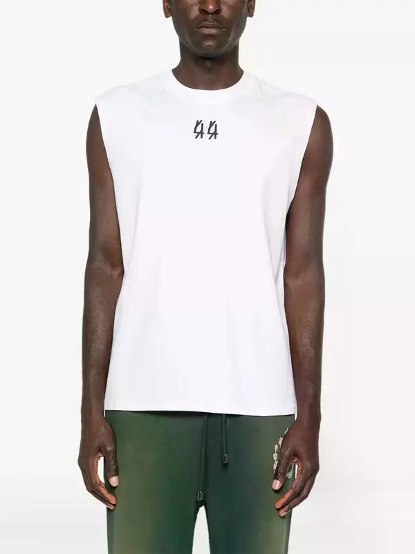 44 LABEL GROUP Crew-neck Sleeveless Vest