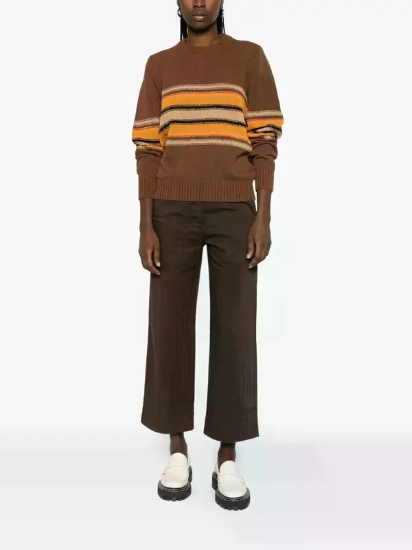 CRAIG GREEN Round-neck Striped Sweater