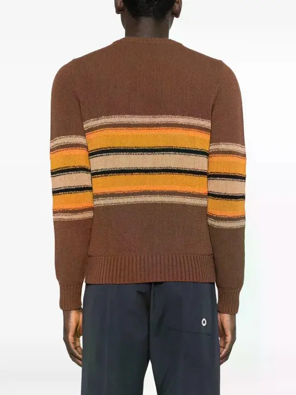 CRAIG GREEN Round-neck Striped Sweater