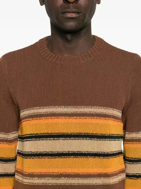 CRAIG GREEN Round-neck Striped Sweater