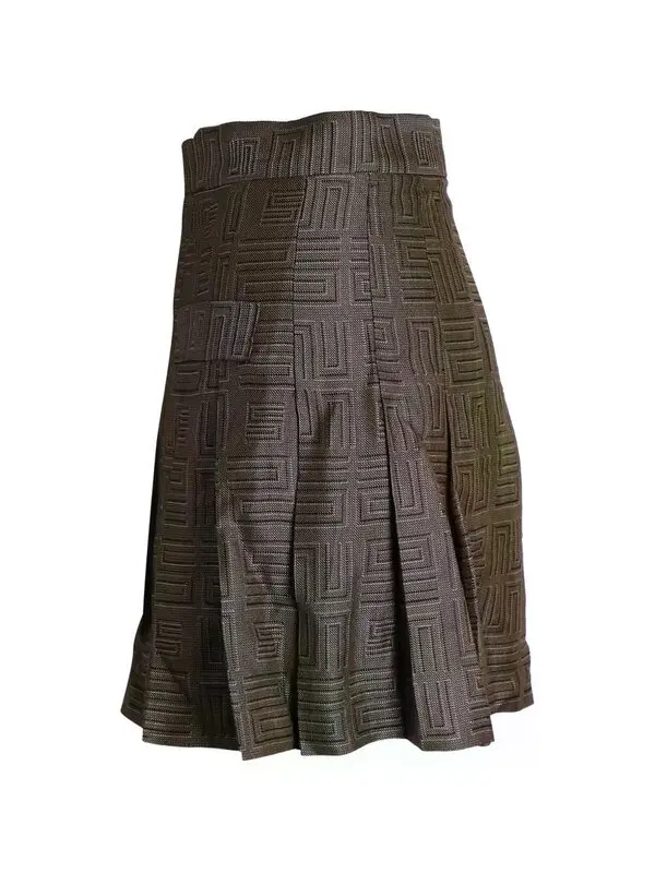 Sandro Gael Pleated Jacquard Shorts