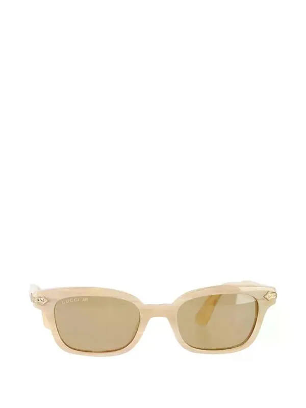 Gucci Square-frame Sunglasses - Neutrals