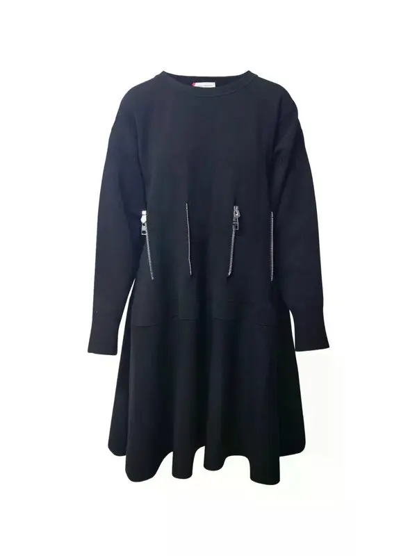 Alexander McQueen Zip-embellished Midi Dress
