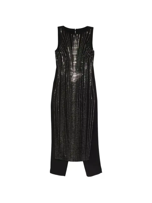 Pinko Rhinestone-embellished Jumpsuit - Black