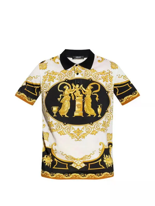 Versace Pattern Polo Shirt