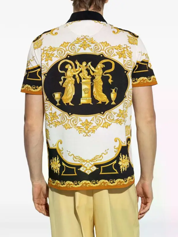 Versace Pattern Polo Shirt