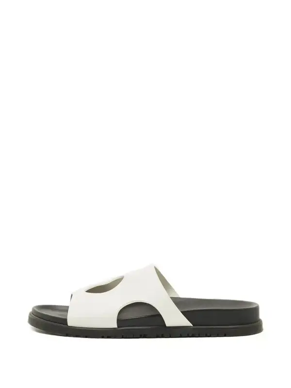 Hermès Edith Cut-out Leather Sandals