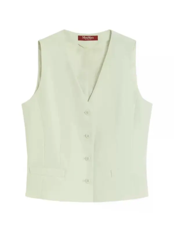 Max Mara V-neck Button Gilet