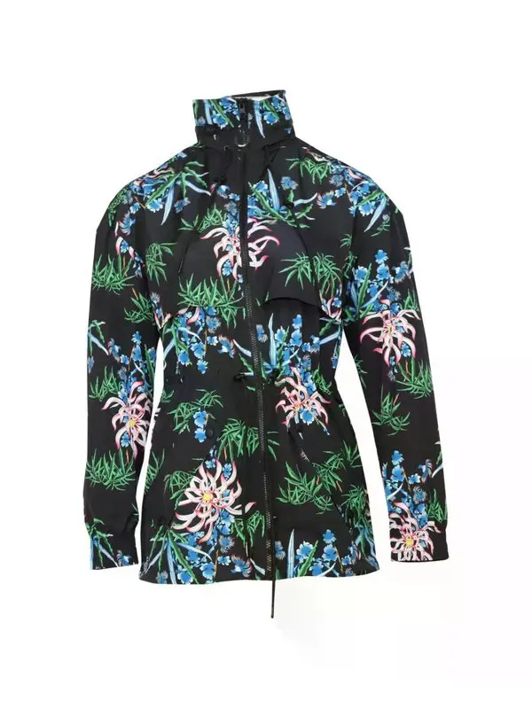 Kenzo Sea Lily-print Hooded Jacket