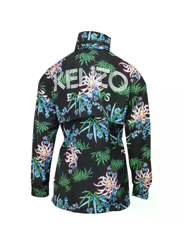 Kenzo Sea Lily-print Hooded Jacket
