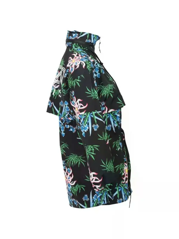 Kenzo Sea Lily-print Hooded Jacket