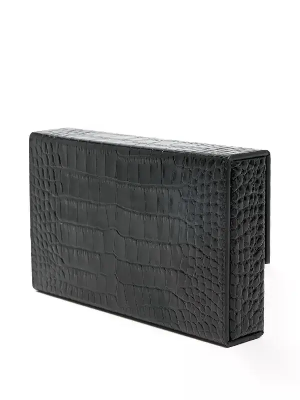 TOM FORD Silver-tone Hardware Clutch - Black