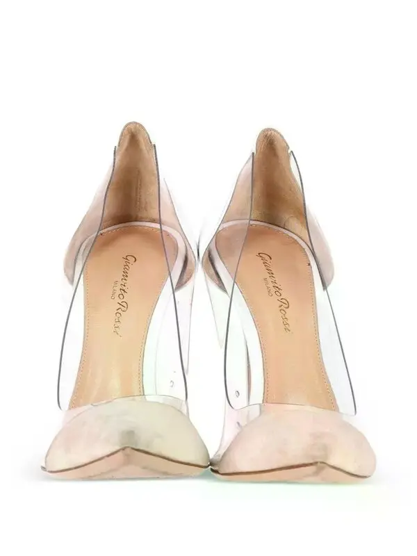 GIANVITO ROSSI Plexi Pointed-toe Pumps