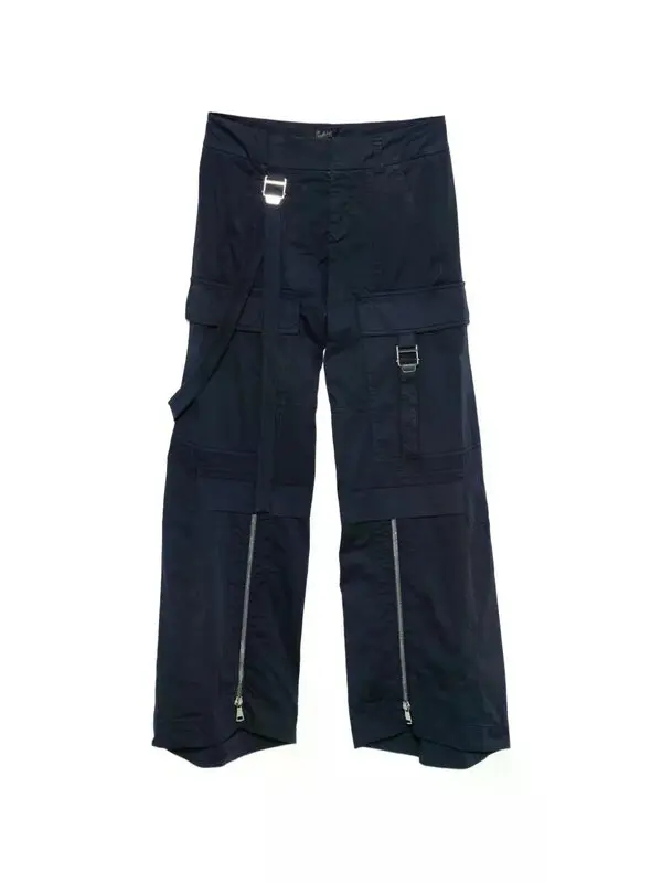 Seafarer Strap Zip Trousers - Blue