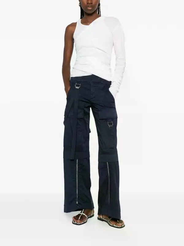 Seafarer Strap Zip Trousers - Blue