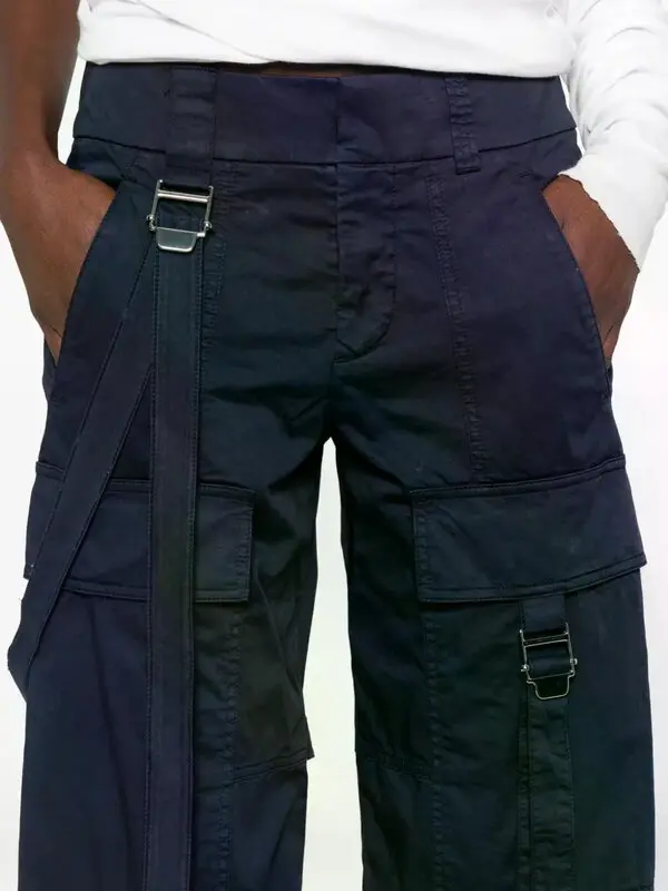 Seafarer Strap Zip Trousers - Blue