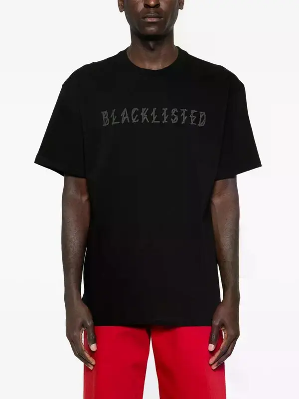 44 LABEL GROUP Blacklisted Crew-neck T-shirt - Black